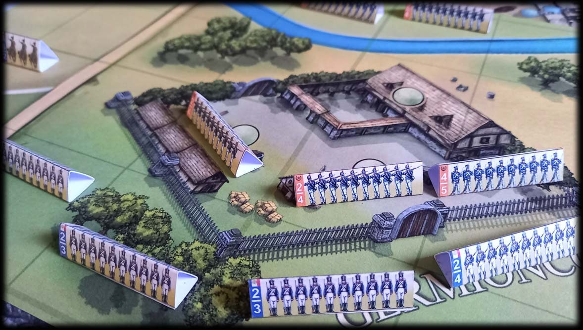 Napoleonic Battle Map of Quatre-bras, Wargaming Terrain and Miniature ...