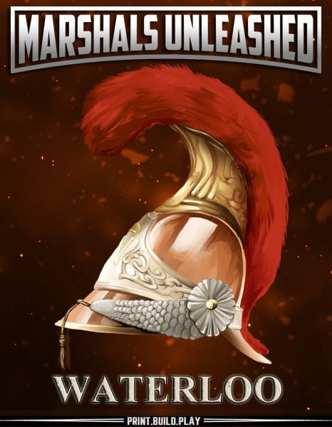 The Battle of Waterloo Board Game, Napoleonic Wargaming, Complete Map ...