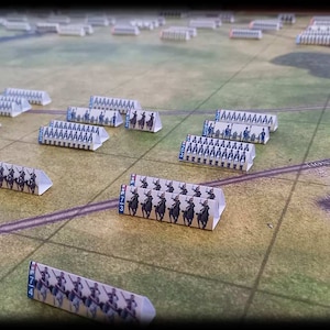 The Battle of Waterloo Board Game, Napoleonic Wargaming, Complete Map ...