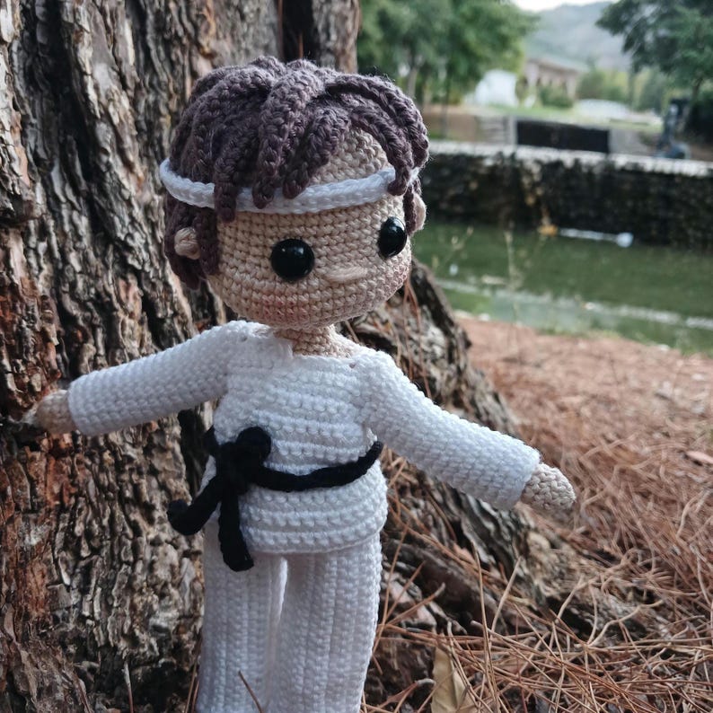 English&spanish Amigurumi Karate Crochet Doll Pattern 20 Cm Pdf ...