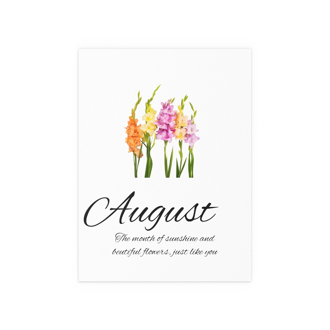 Indoor and Outdoor Silk Posters. Birth Month Flower, Gift, Present. Mum ...