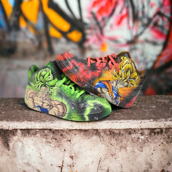 Dragon Ball Z Nikes Shoes - Etsy