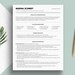 ATS Friendly Resume Template Professional CV Template With Cover Letter ...