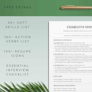 ATS Friendly Resume Template Creative ATS Resume With Cover Letter ...