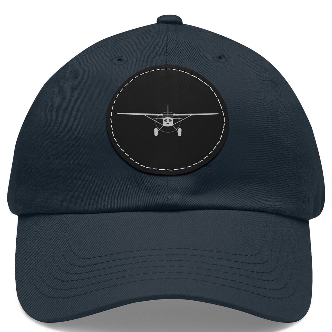 Pilot Hat With Cessna 185, Leather Patch, Gift for Pilots, - Etsy