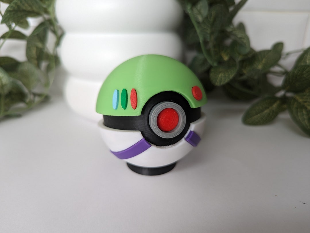 Buzz Lightyear Pokémon Pokeball 3d Printed. Display Pokeball Collectors ...