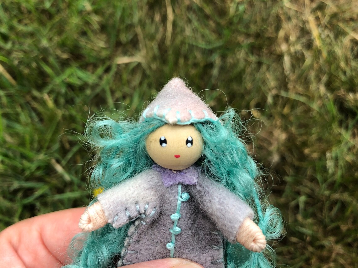 Stormy the Little Ocean Pixie Bendy Doll Waldorf Toy Dollhouse - Etsy