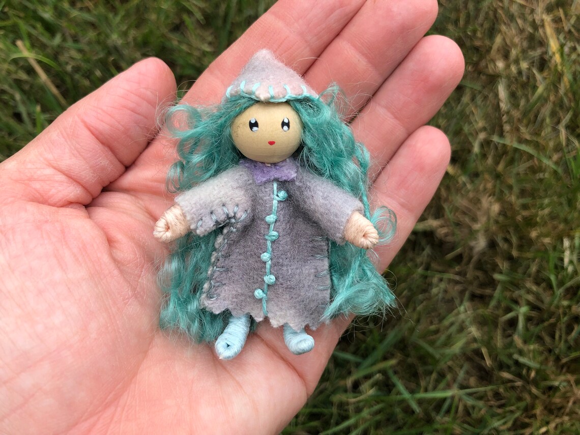 Stormy the Little Ocean Pixie Bendy Doll Waldorf Toy Dollhouse - Etsy