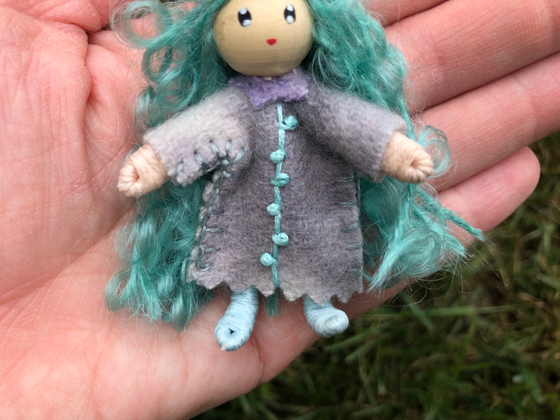 Stormy the Little Ocean Pixie Bendy Doll Waldorf Toy Dollhouse - Etsy