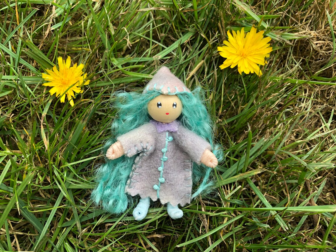 Stormy the Little Ocean Pixie Bendy Doll Waldorf Toy Dollhouse - Etsy