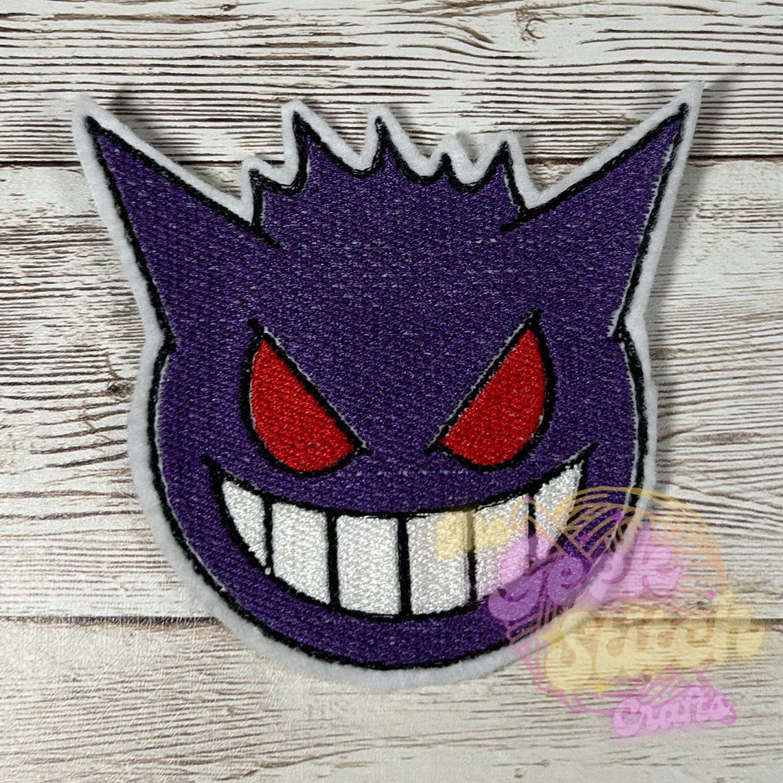 Gengar Face Design Digital Machine Embroidery File - Etsy