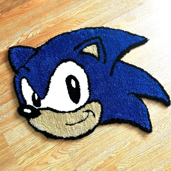 Sonic the Hedgehog Rug - Etsy