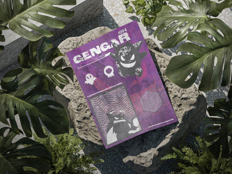 Gengar Poster - Etsy