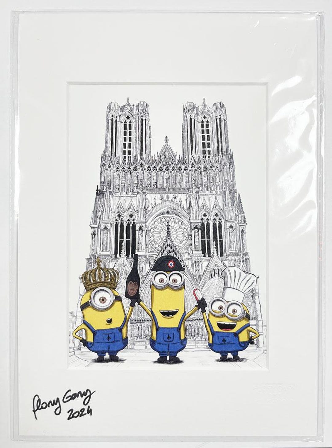 Minions in Front of Reims Cathedral by Flory Gary - Etsy