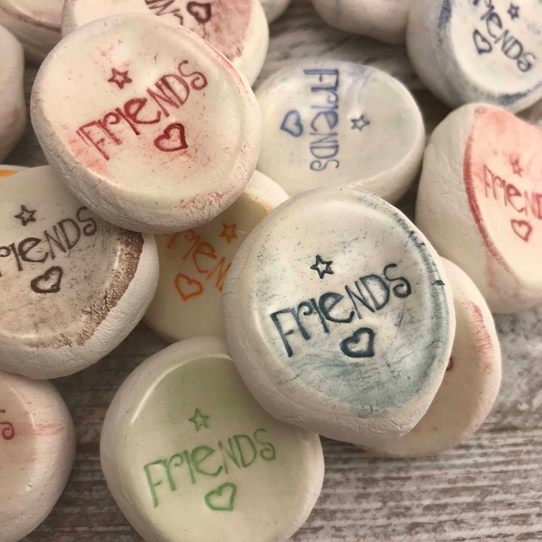 FRIENDS Stones | Worry Stones, Inspirational Word Stones, Rocks 1-1000 ...