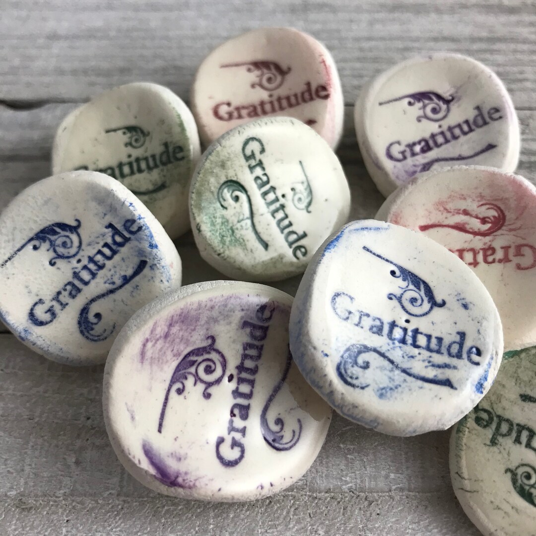 GRATITUDE Worry Stones, Inspirational Word Stones, Rocks (1-1000) Other ...