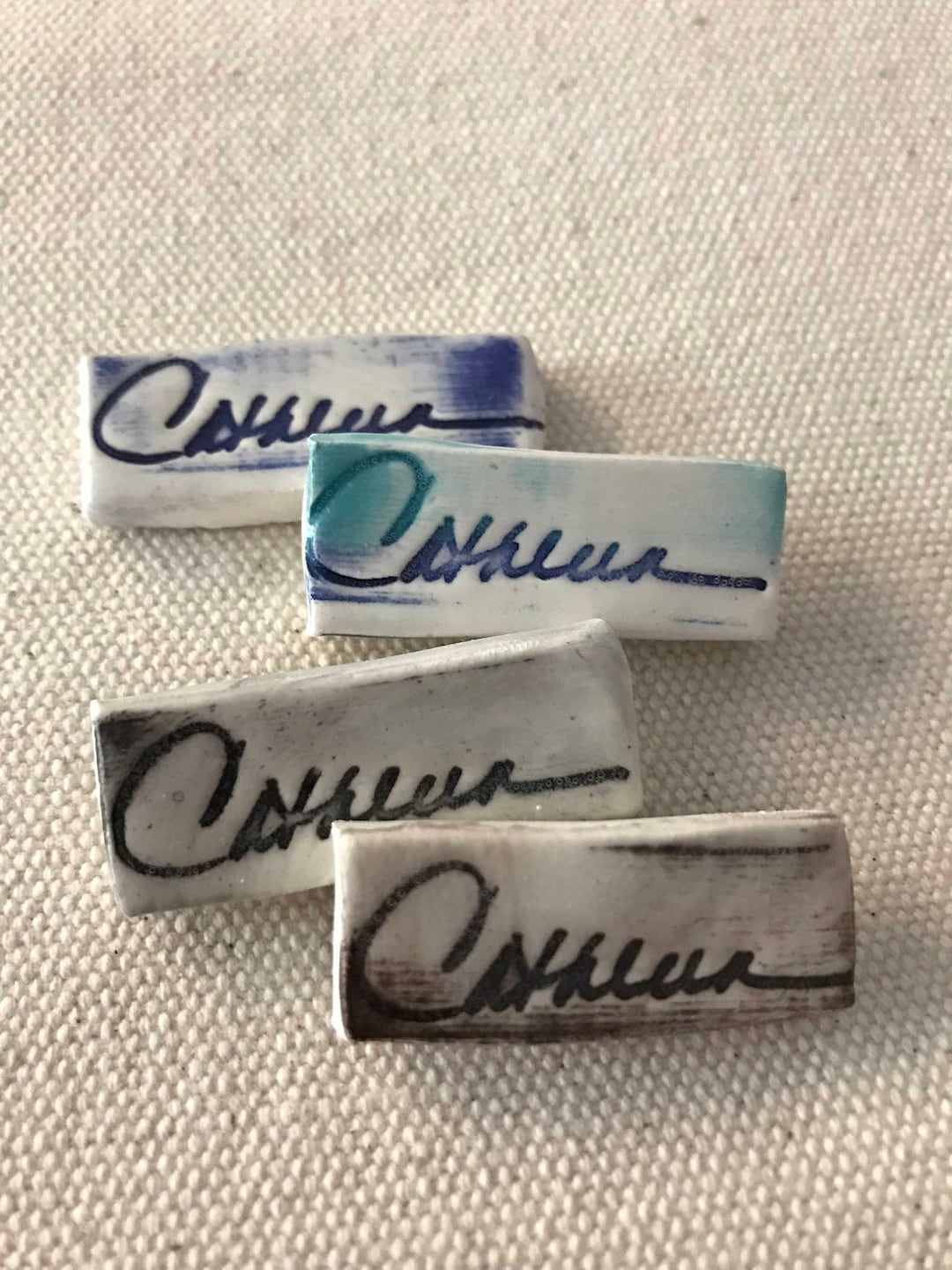 CUSTOM SIGNATURE TILES, Sign Your Mosaics With Personalized Ceramic ...