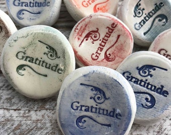 Gratitude Stones - Etsy