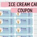 Ice Cream Cafe Voucher Coupon, Role Play, Imaginative Play, Early Years ...