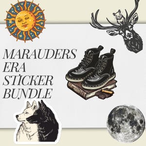 Stickers Bundle 5 Pieces Marauders Era - Etsy