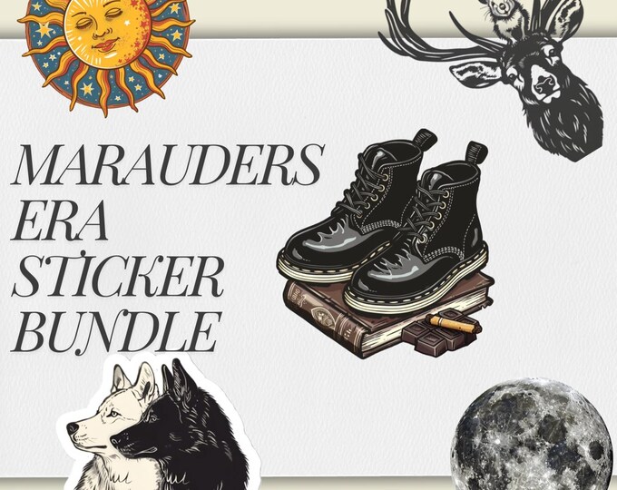 Stickers Bundle (5 Pieces) Marauders Era - Etsy