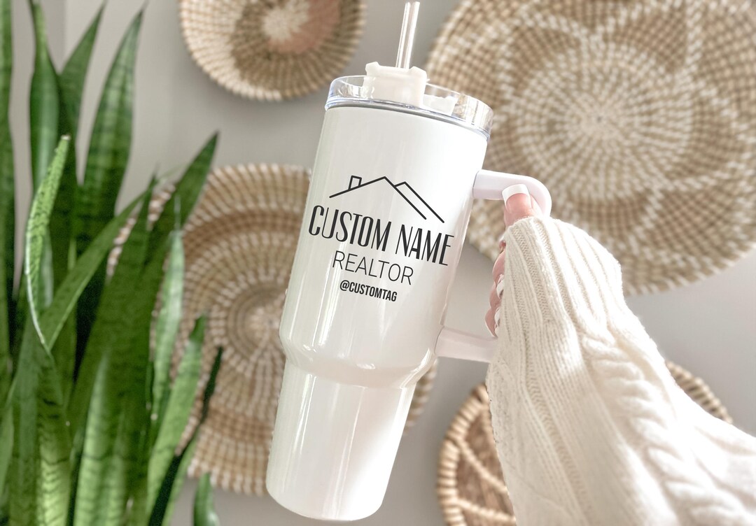 Realtor Tumbler, Personalized Gift for Realtor, Real Estate Agent ...
