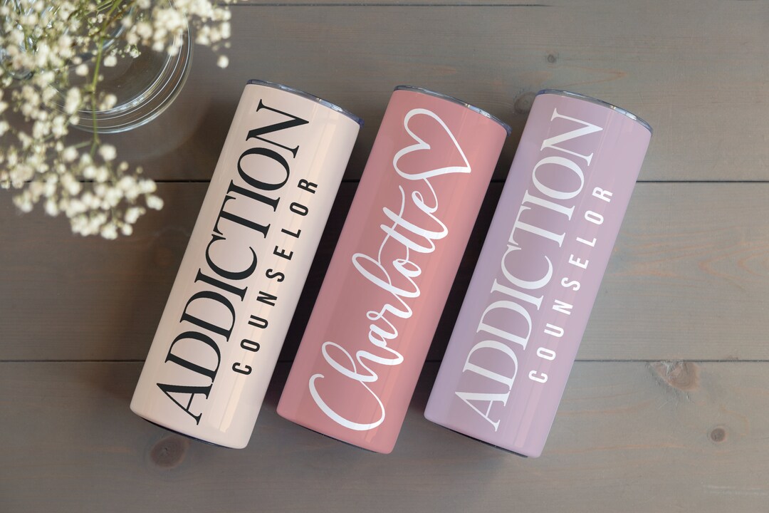 Addiction Counselor Tumbler, Addiction Counselor Gifts, Addiction ...