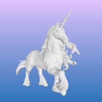 3D STL File: Unicorn - Etsy