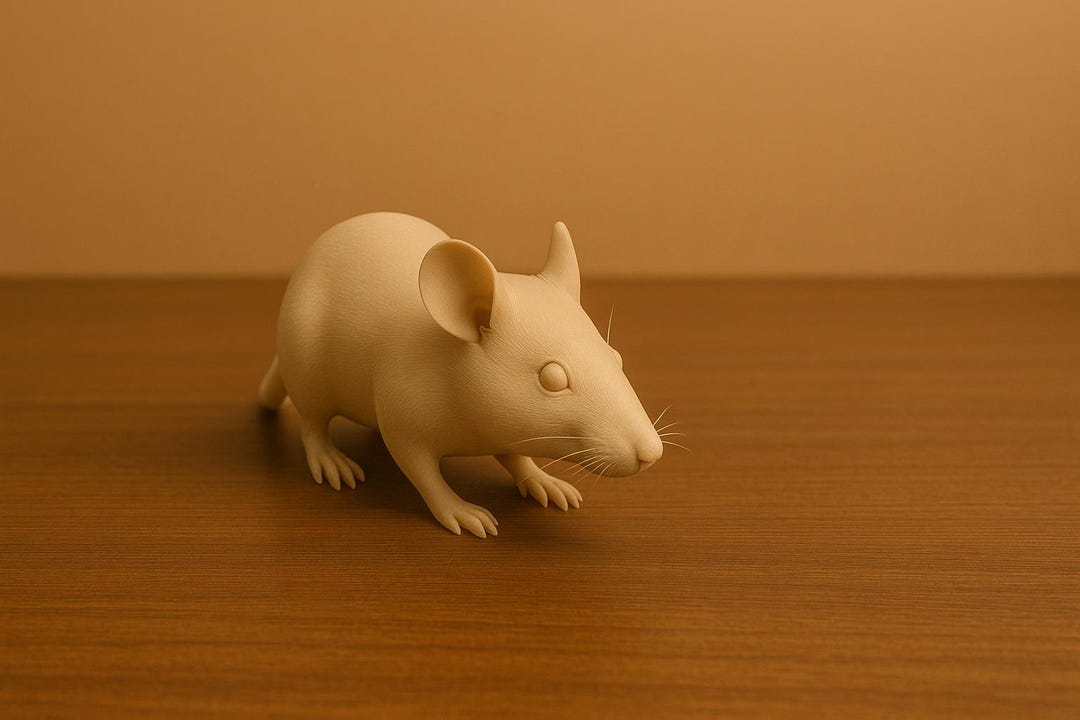 3D Real Mouse STL File, 3D Print File, Cute Mouse Printing File, 3D ...