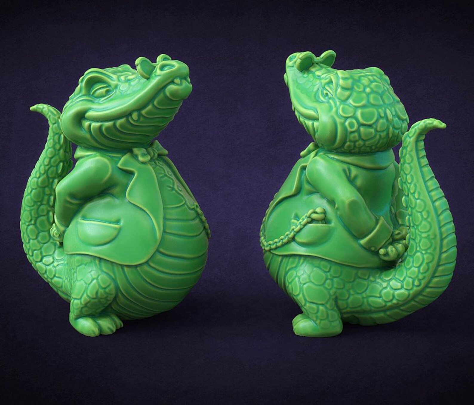 3D Crocodile Boss STL File, 3D Crocodile Printing, Decor With STL File ...