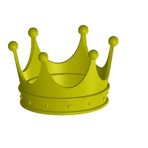 3D Princess Crown STL File, 3D Queen Crown Print File, 3D Printing With ...