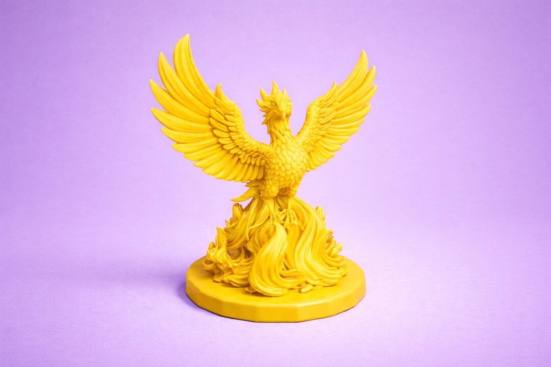 3D Phoenix STL File, 3D Phoenix Model Printing File, Digital Download ...