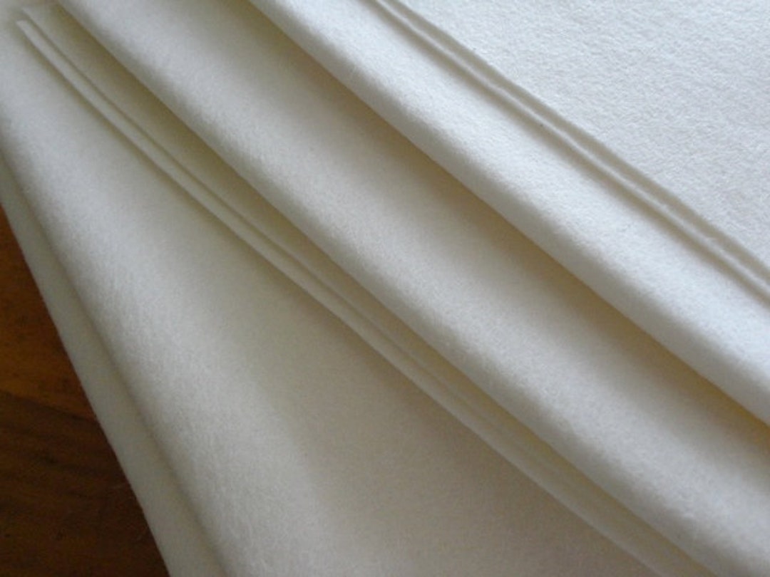 Natural Undyed Felt - Pure Wool Felt - 1m X 180cm Felt - Felt for Toy ...