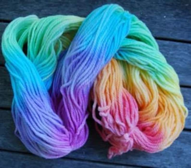 Rainbow Wool 8ply Wool 8ply Rainbow Wool Hand Painted - Etsy Australia