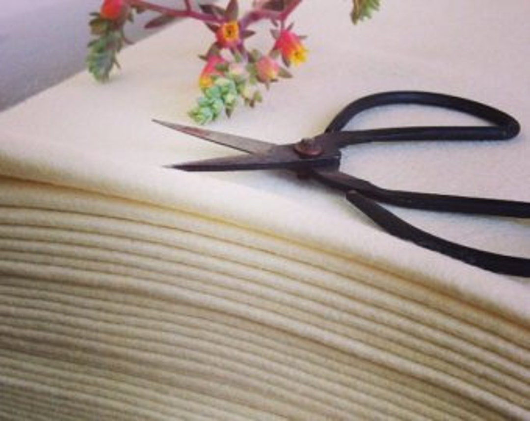 Natural Undyed Felt - Pure Wool Felt - Steiner Felt - Wool Felt - Felt ...