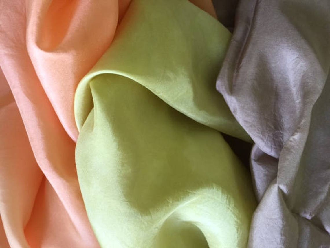 Silk Play Cloths Silk Squares Hand Dyed Silk Hand Dyed - Etsy