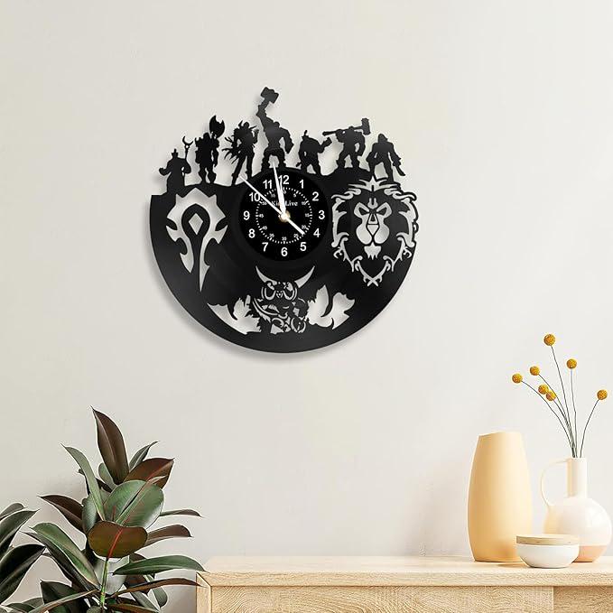 World of Warcraft Vinyl Record Clock, Christmas Gifts for Son, Gaming ...