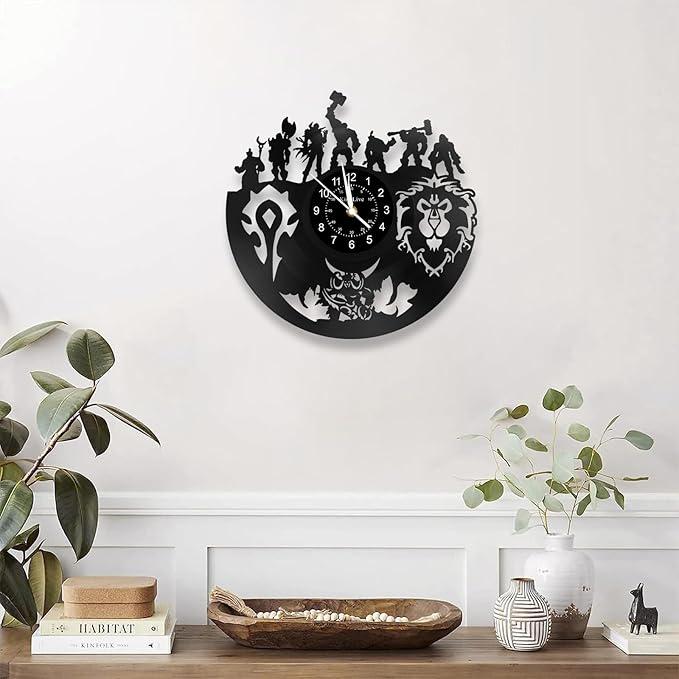 World of Warcraft Vinyl Record Clock, Christmas Gifts for Son, Gaming ...