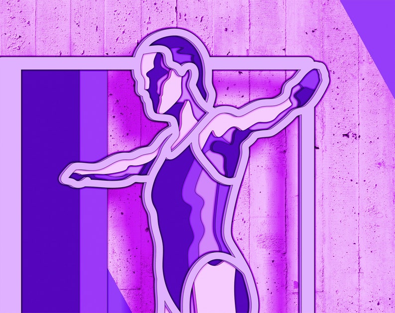 Springboard Diving SVG, Sports Design, Multilayer Laser Cut File, Diver ...