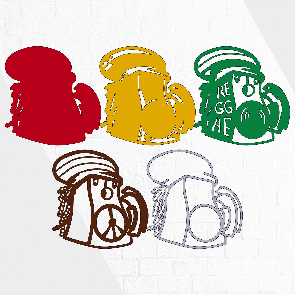 Reggae SVG, Music Lover PNG, Hippie Craft, Instant Digital Download ...