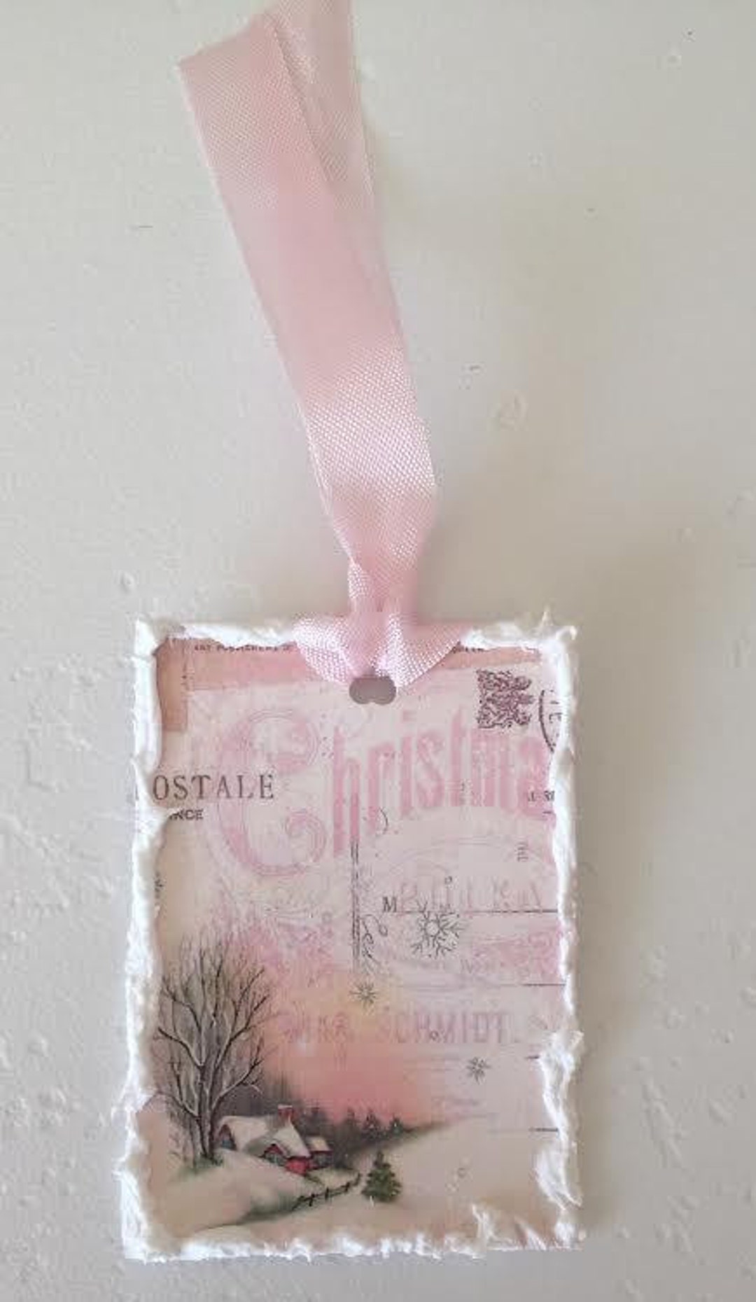 Christmas Cottage Gift Tags. - Etsy