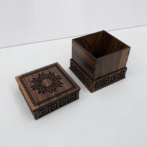 Wooden Gift Box Template, 3mm 1/8inch 4mm Wooden Box Laser Cut File - Etsy