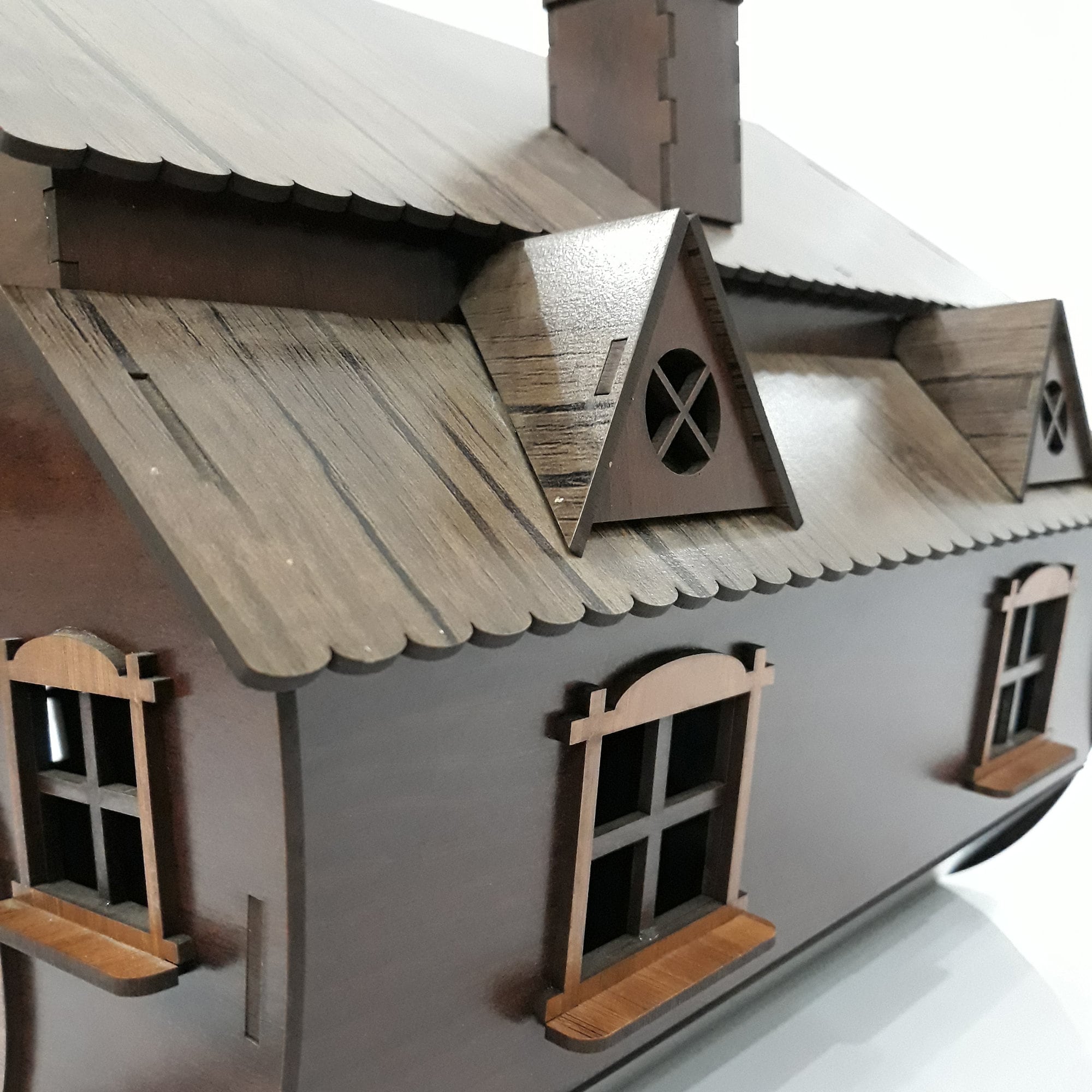 Wooden Bird House Laser Cut File 3mm 1/8inch, Bird House Svg Dxf Ai Cut ...