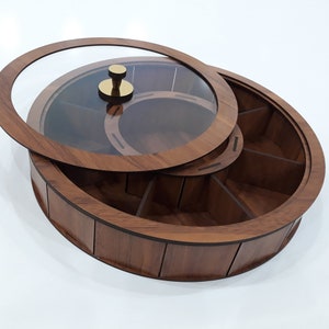 Wooden Round Box SVG, Storage Box Dxf ,box With Lid Laser Cut File ...