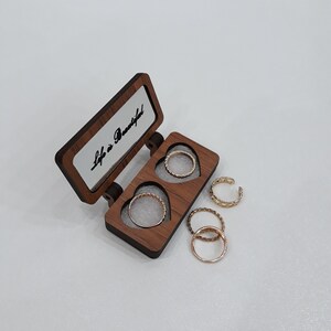 Wooden Ring Box Laser Cut File, 3mm 1/8inch Ring Box Svg Dxf, Wedding ...