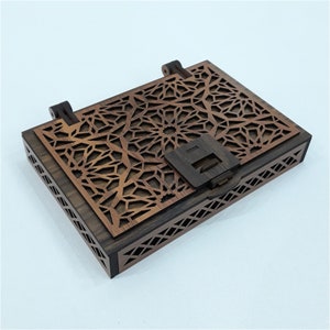 Laser Cut Jewelry Box With Sliding Lock File, 3mm, 1/8inch Box Svg Dxf ...