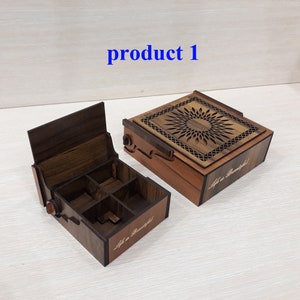 Laser Cut Gift and Jewelry Box Bundle of 4 Product Svg Dxf Ai 3mm, 1 ...