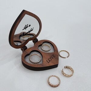 Wooden Ring Box Svg Dxf Ai, 3mm 1/8inch Laser Cut Ring Box File ...