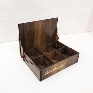 Wooden Gift Box Svg Dxf Ai, 3mm, 1/8 Inch Gift Box Cut File, Jewelry ...