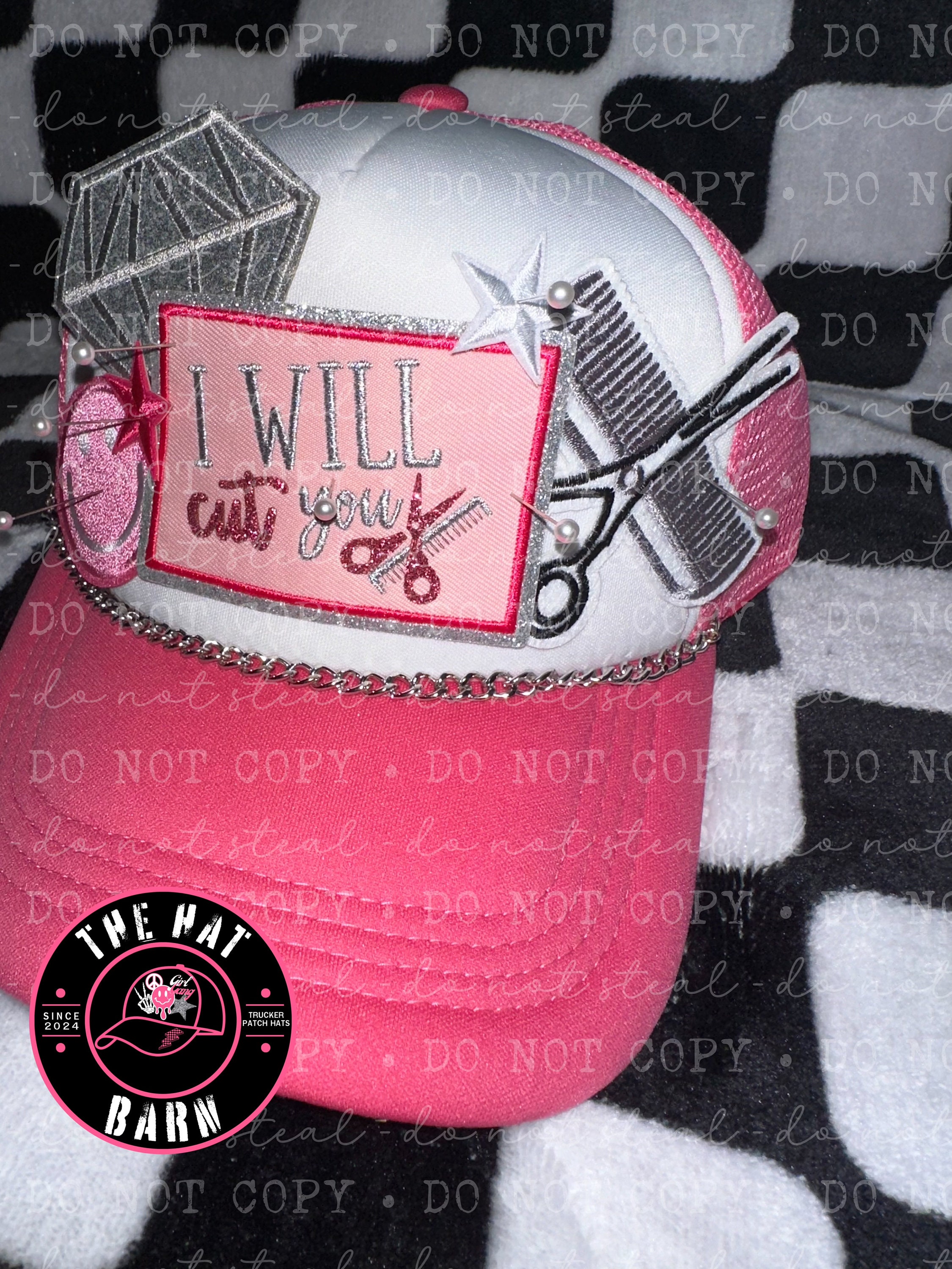 Hairstylist Trucker Hat Hairstyle Patches Trucker Hat With Patches - Etsy